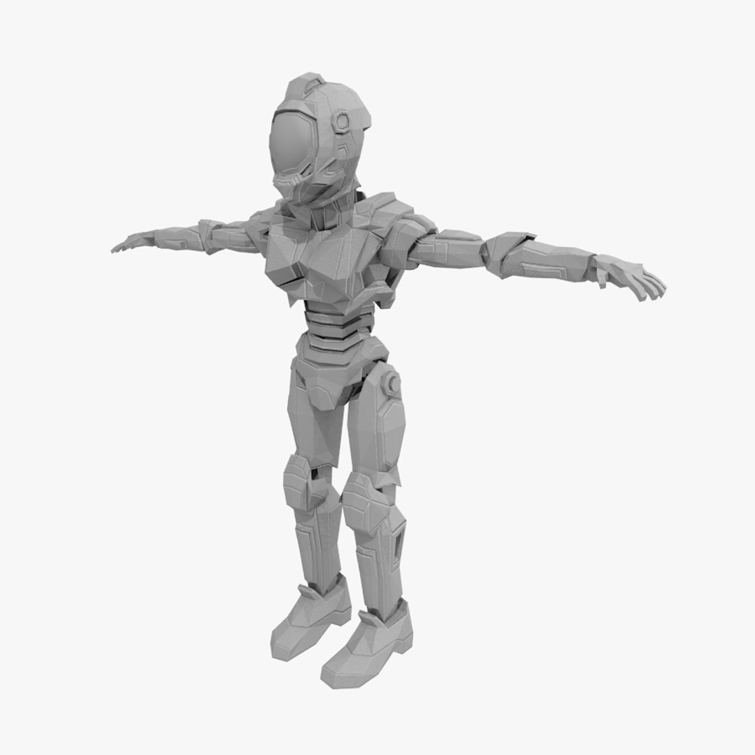 Cyborg 3D Model - TurboSquid 1351149