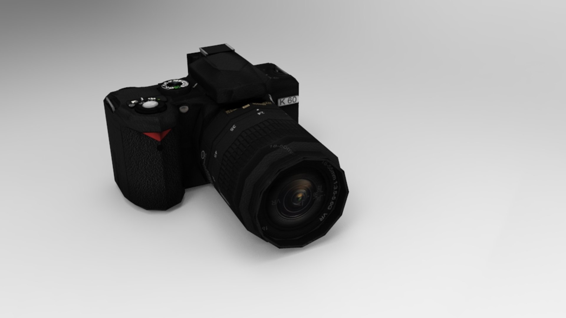 digital camera 3d obj