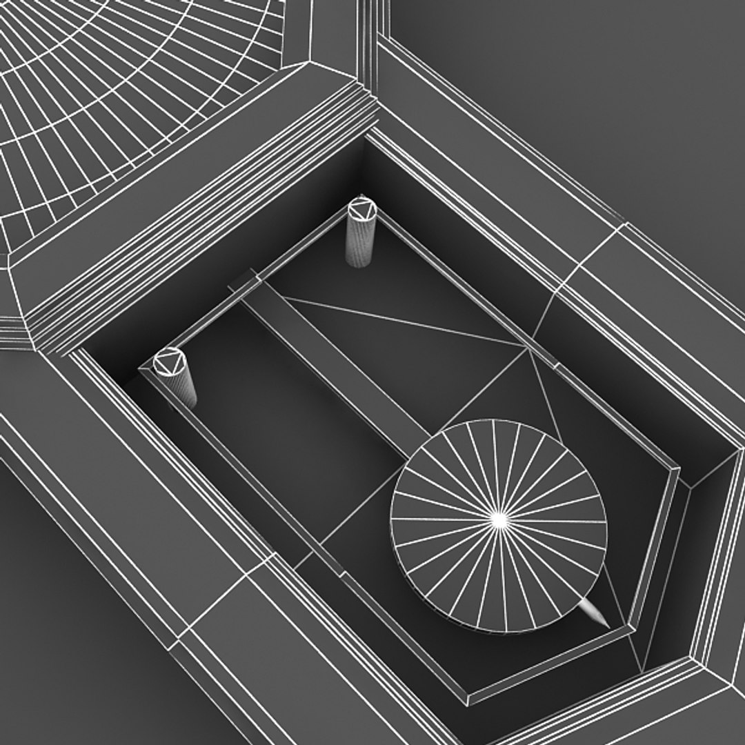 3d Model Of Historical Clock