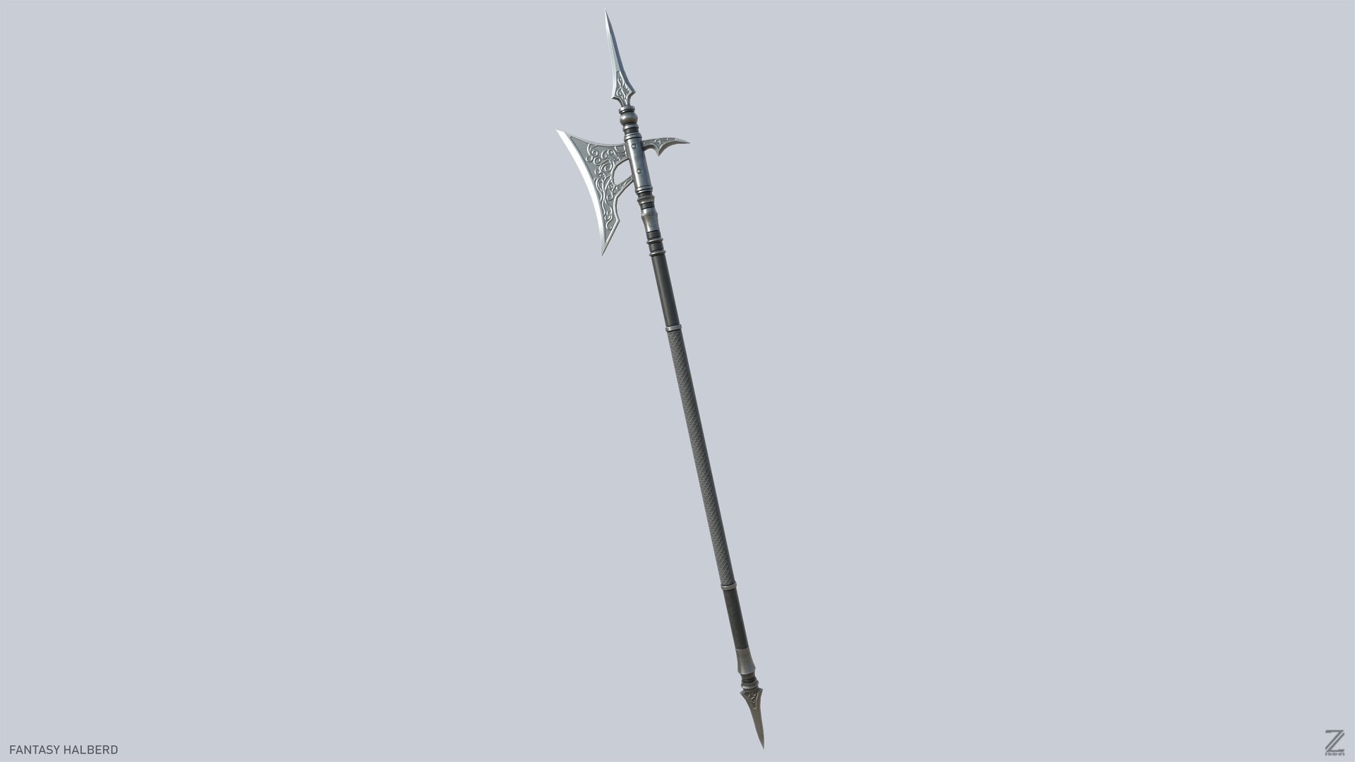 Fantasy Halberd Model - TurboSquid 2420190