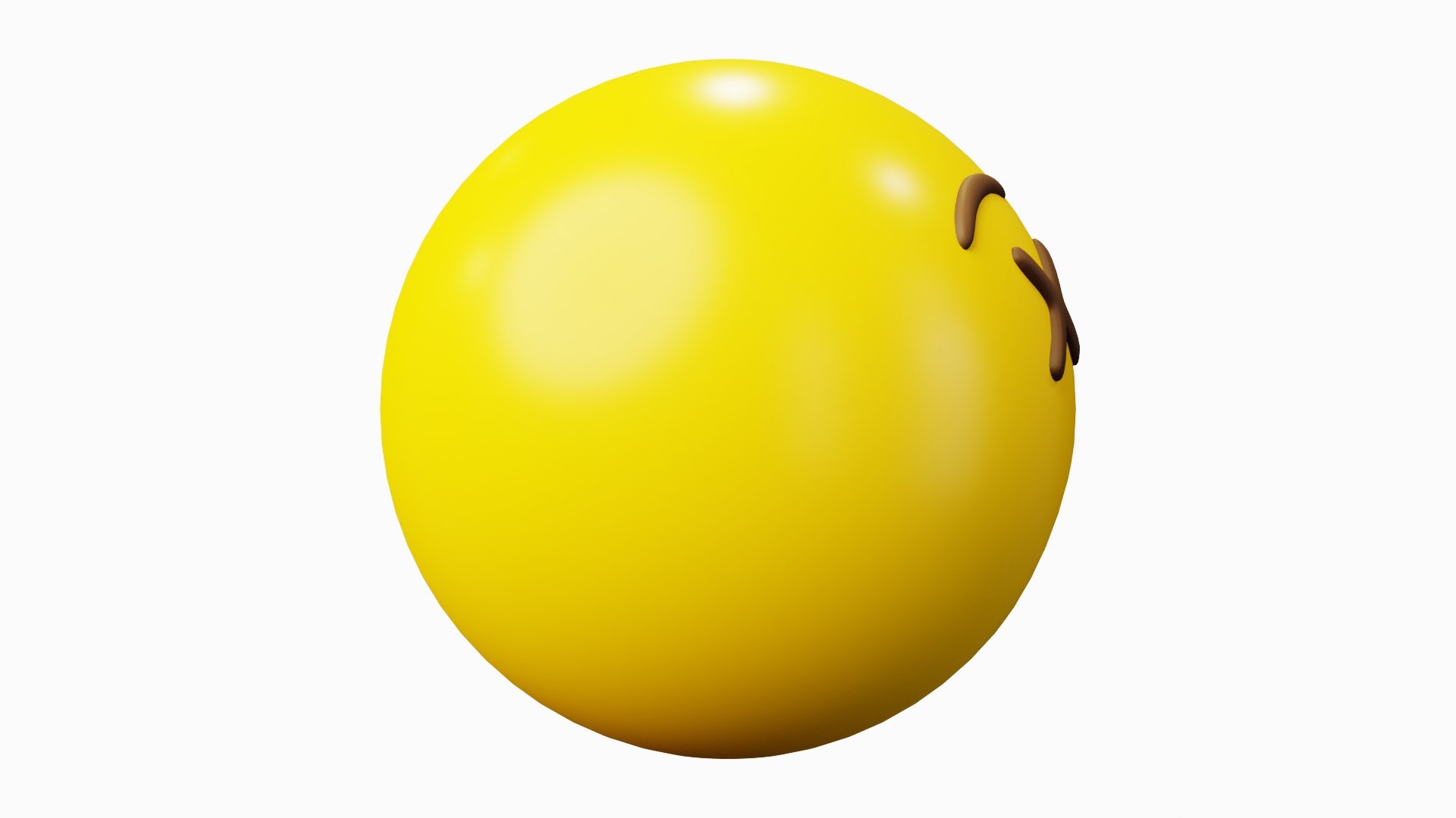 3D Model Faint Or Dead Face Emoticon Emoji Or Smiley - TurboSquid 2114042