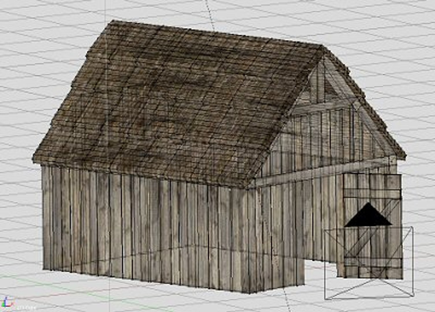 Medieval Stable 3d 3ds