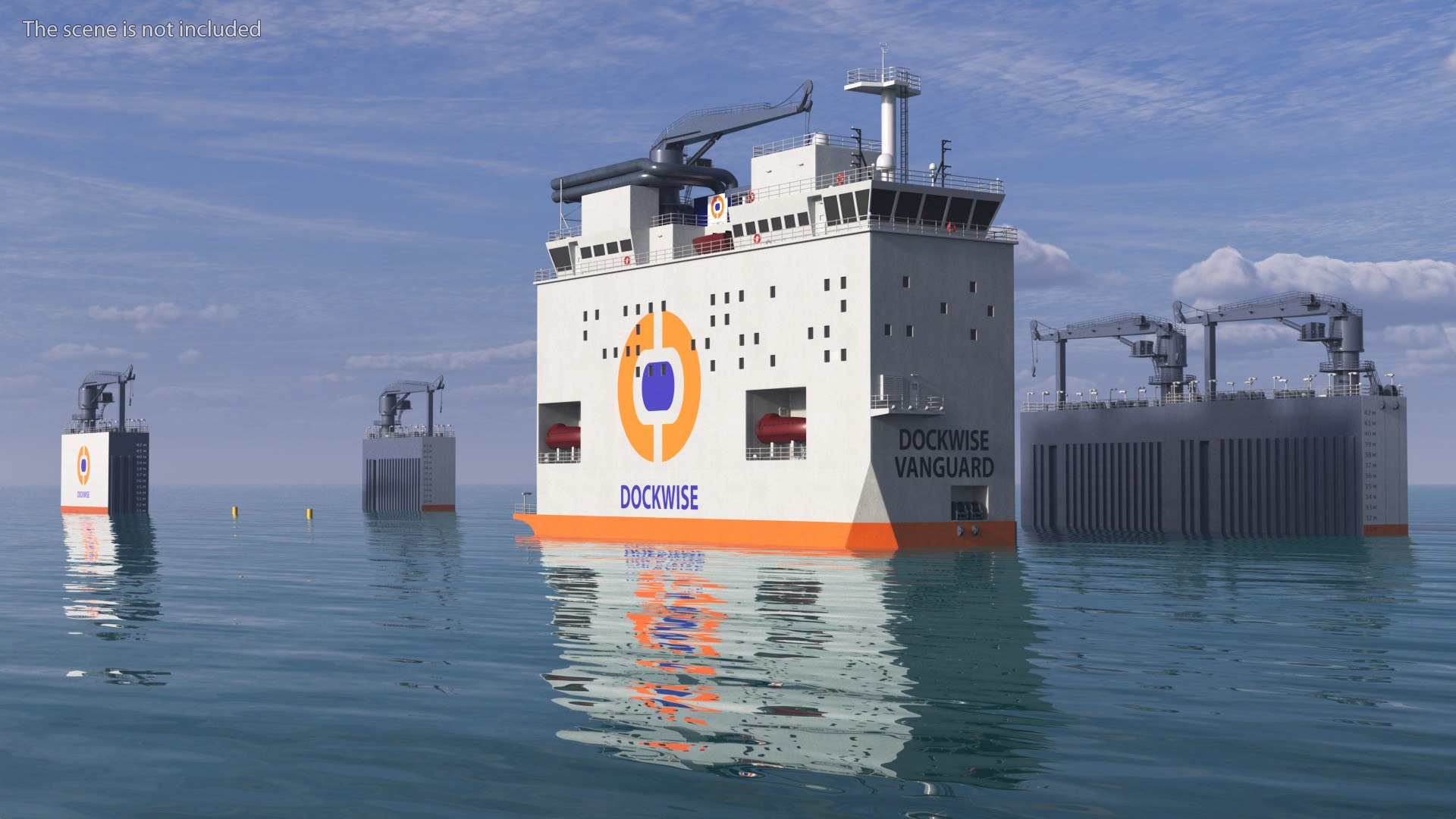 BOKA Vanguard Heavy Lift Ship Underwater 3D - TurboSquid 2391438