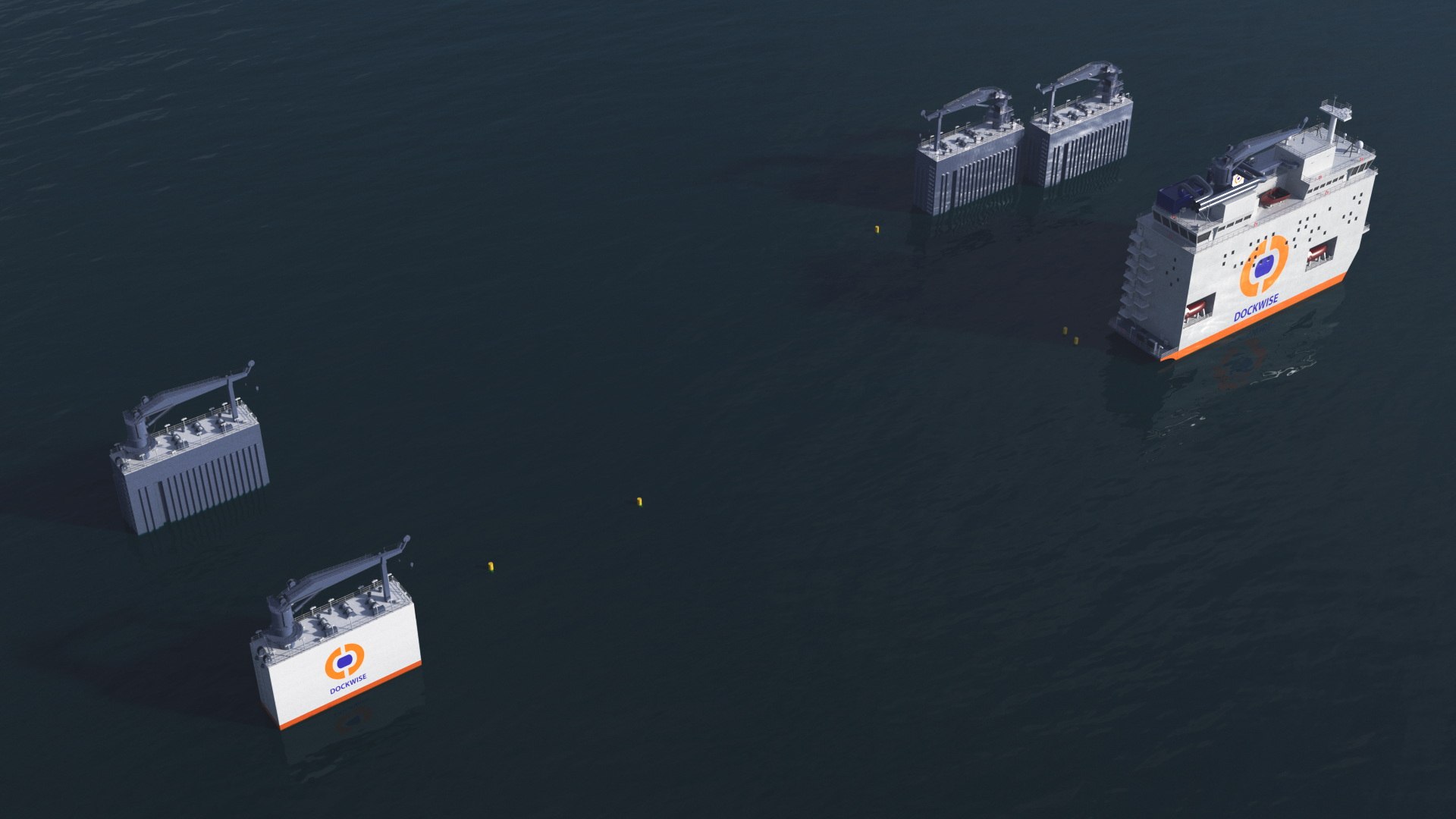 BOKA Vanguard Heavy Lift Ship Underwater 3D - TurboSquid 2391438