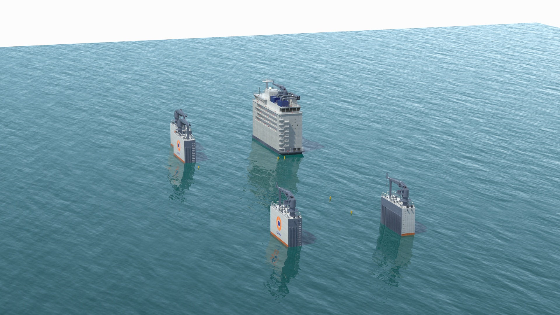 BOKA Vanguard Heavy Lift Ship Underwater 3D - TurboSquid 2391438