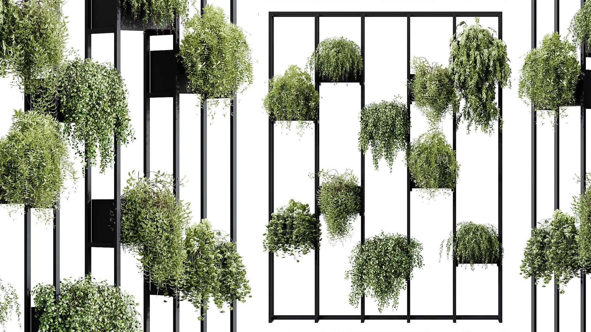 3D AV Vertical Garden Fitowall Plants Partition Ultra Realistic 3D ...