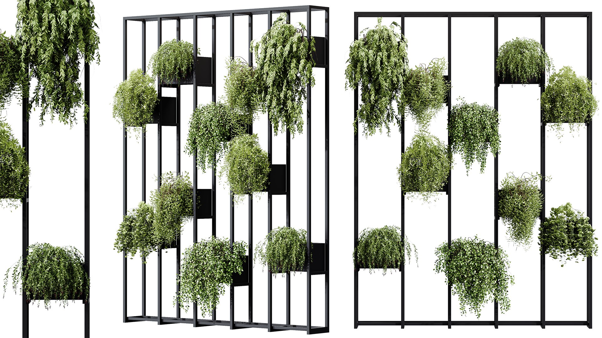 3D AV Vertical Garden Fitowall Plants Partition Ultra Realistic 3D ...
