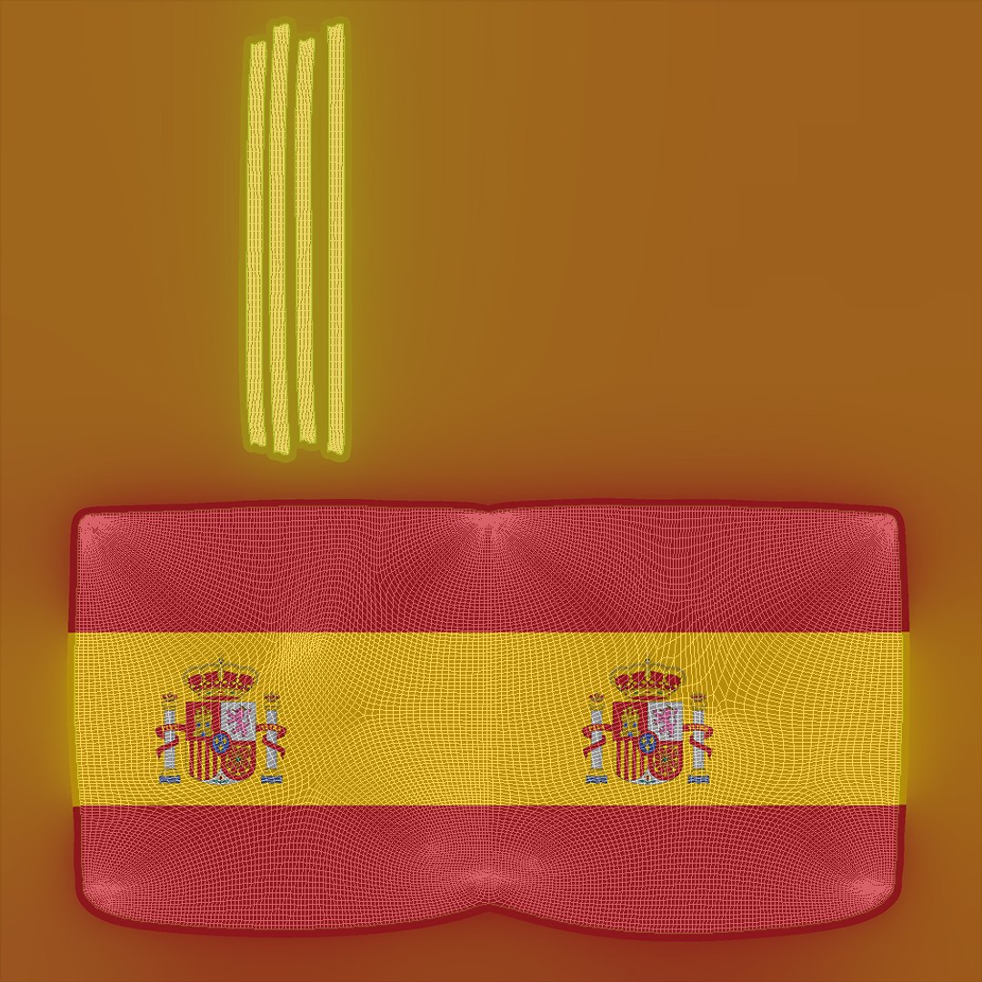 3D Spain Flag Pillow - TurboSquid 2055226