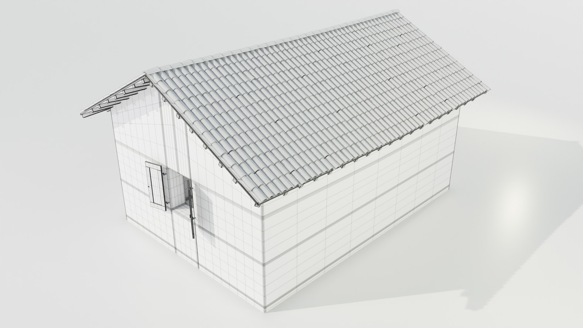 3D Old Italian Stone Shed Model - TurboSquid 2212353