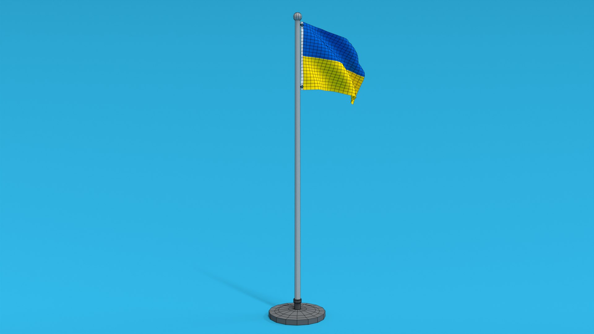 3D Model Low Poly Seamless Animated Ukraine Flag - TurboSquid 1874943