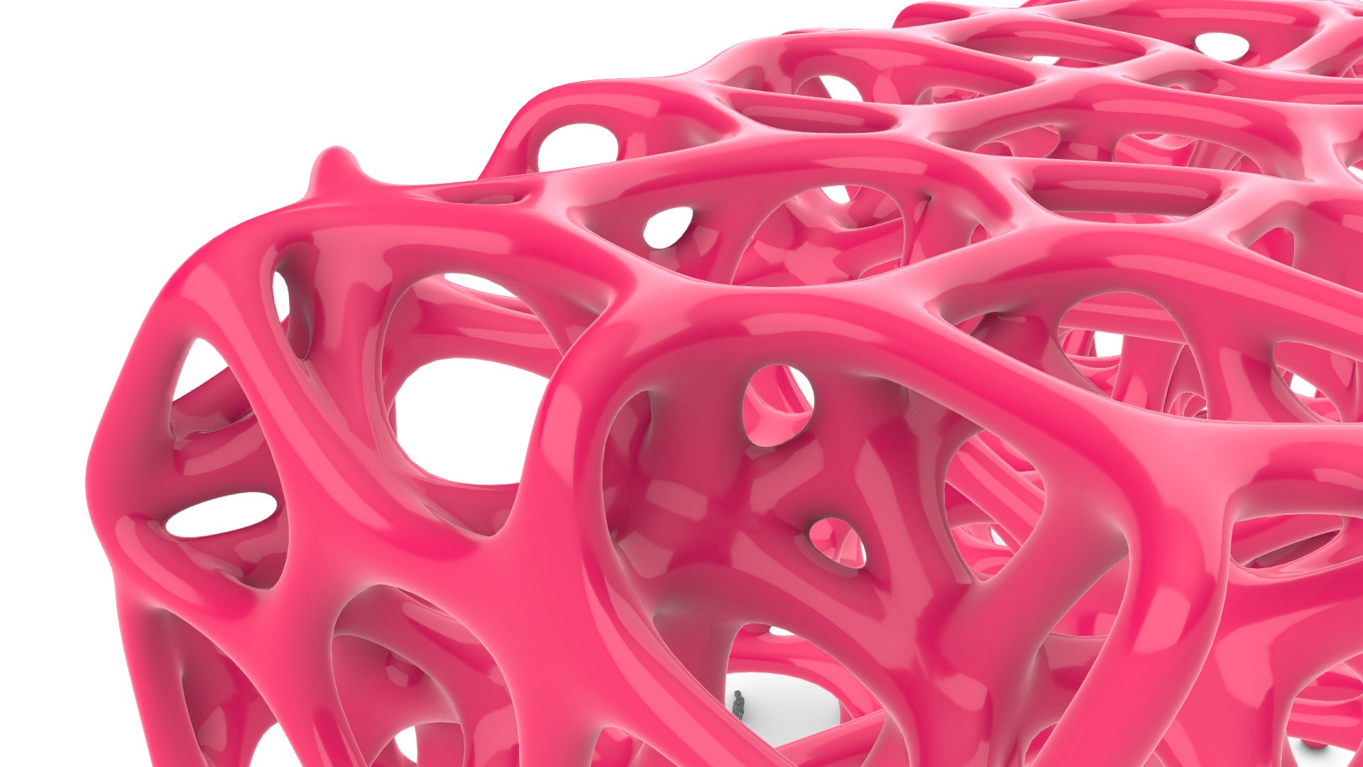 Parametric Voronoi-02 Organic Cube Pavilion 3D Model - TurboSquid 2424086