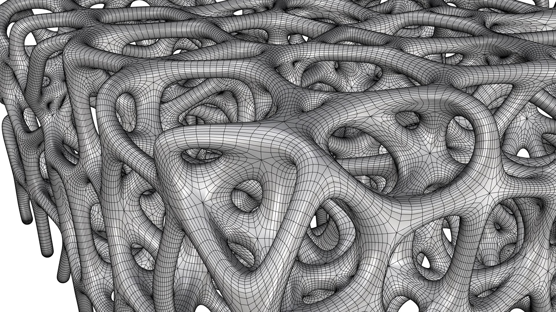 Parametric Voronoi-02 Organic Cube Pavilion 3D Model - TurboSquid 2424086
