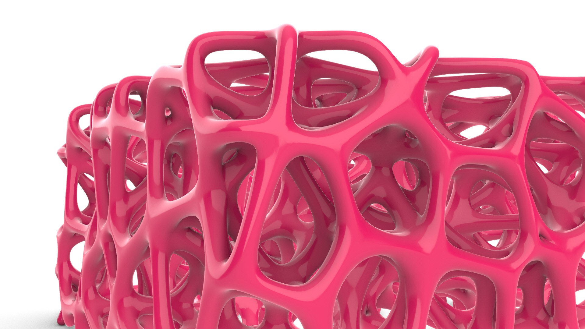 Parametric Voronoi-02 Organic Cube Pavilion 3D Model - TurboSquid 2424086