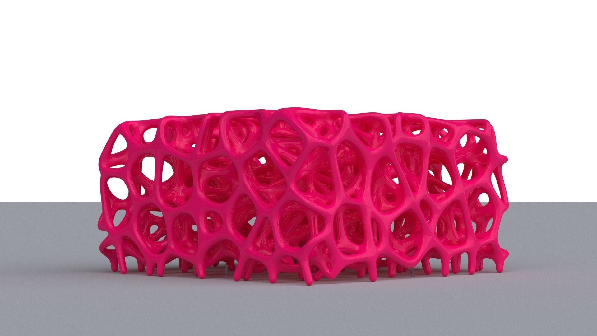 Parametric Voronoi-02 Organic Cube Pavilion 3D Model - TurboSquid 2424086