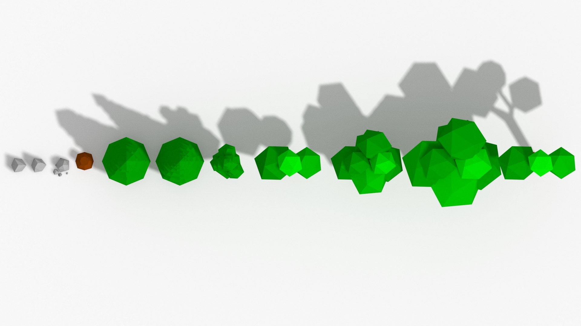 3D Low Poly Trees Rocks Stones - TurboSquid 1885779