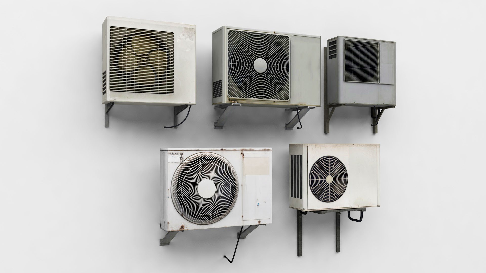 3D 25 Air Conditioner Outdoor Units - TurboSquid 2147375