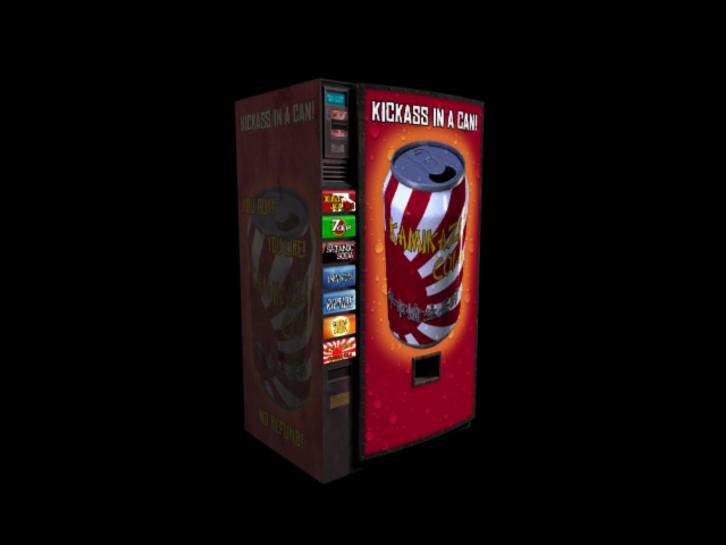 soda machine 3d model