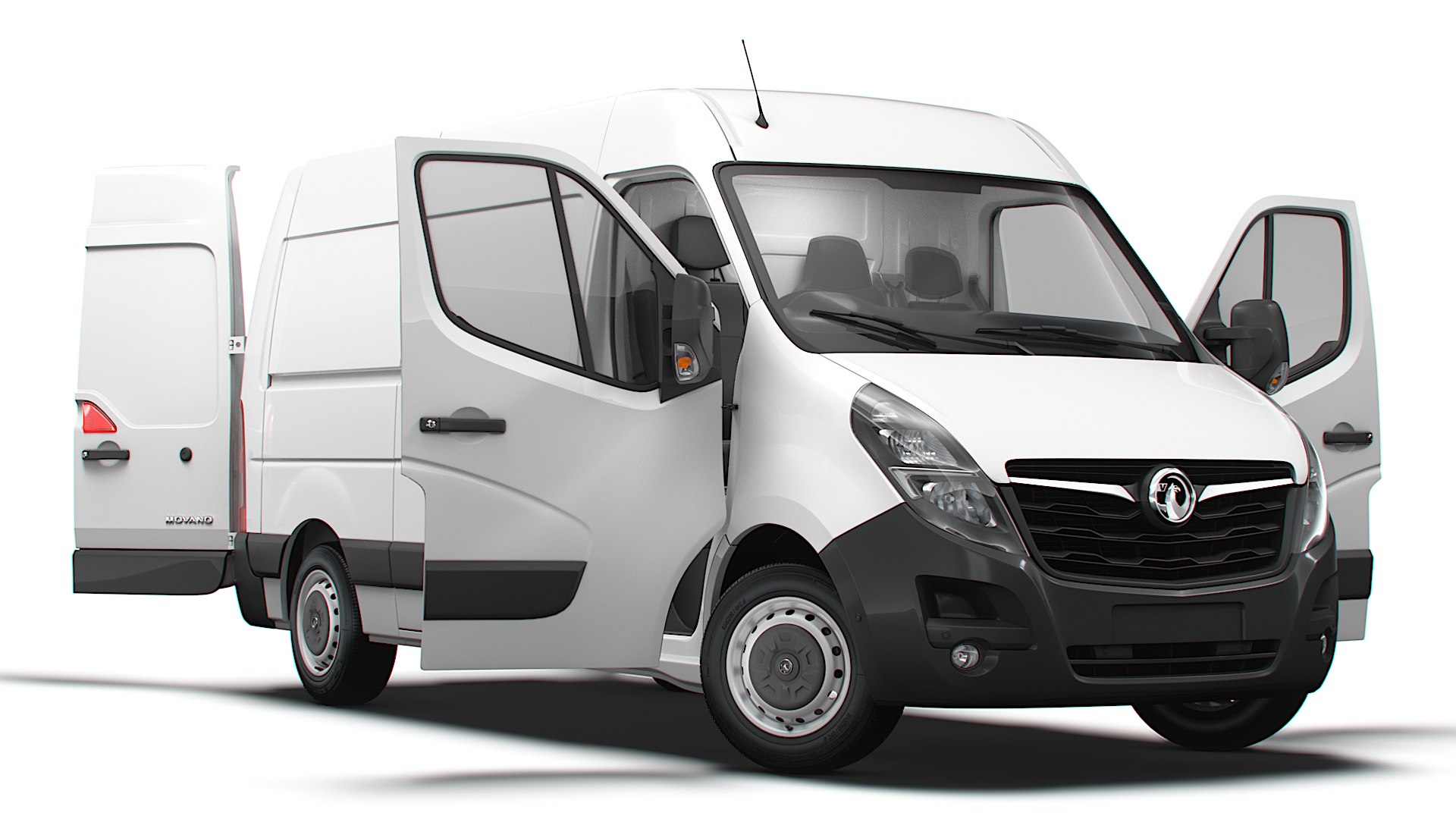 3D Model Vauxhall Movano Van L1H2 HQInterior 2021 - TurboSquid 2282826