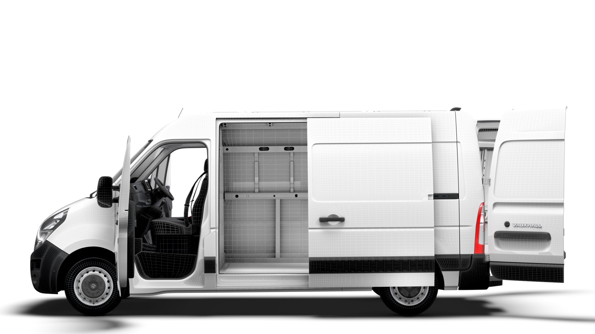 3D Model Vauxhall Movano Van L1H2 HQInterior 2021 - TurboSquid 2282826