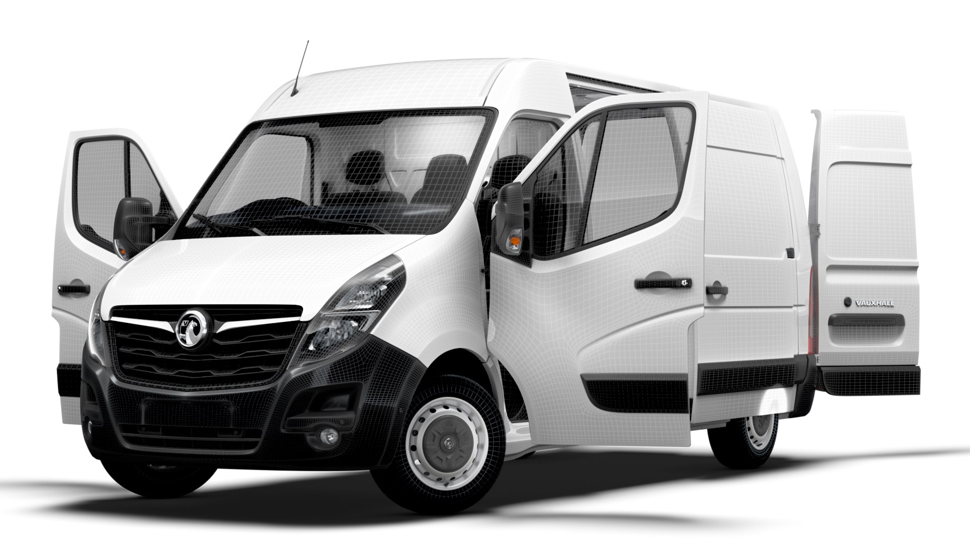 3D Model Vauxhall Movano Van L1H2 HQInterior 2021 - TurboSquid 2282826