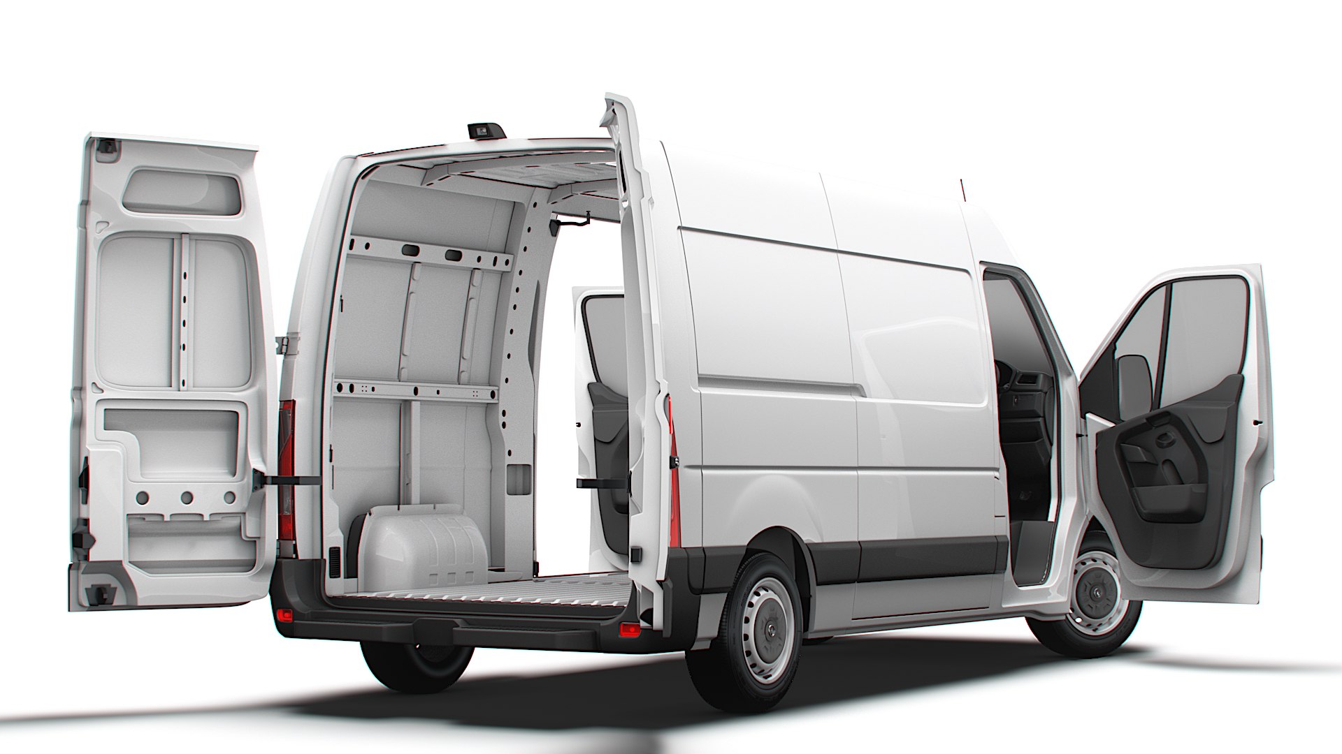 3D Model Vauxhall Movano Van L1H2 HQInterior 2021 - TurboSquid 2282826