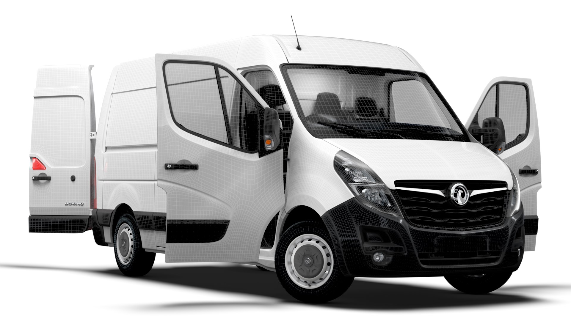 3D Model Vauxhall Movano Van L1H2 HQInterior 2021 - TurboSquid 2282826