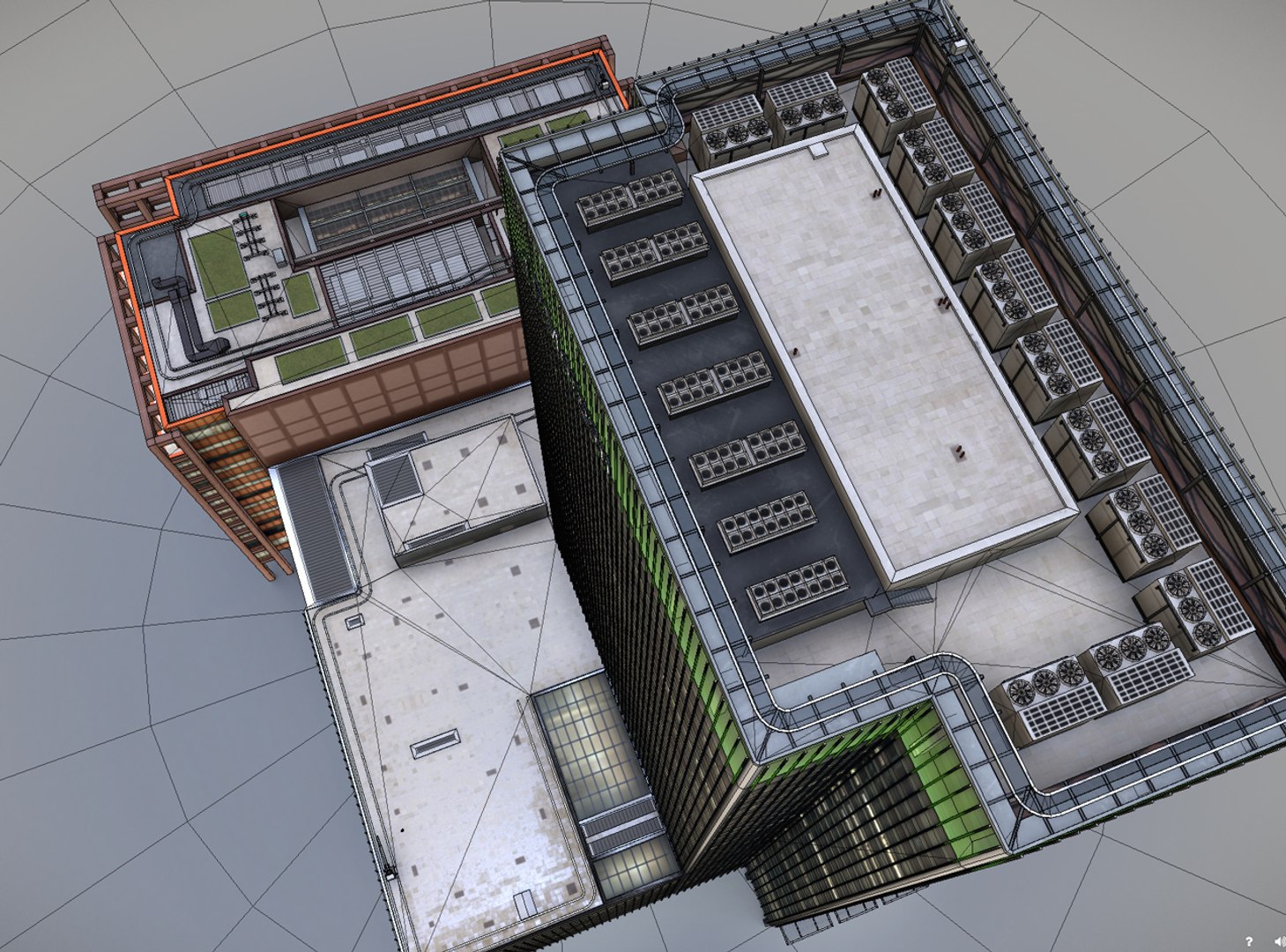3D Low-poly London 25bank Street Model - TurboSquid 1151796