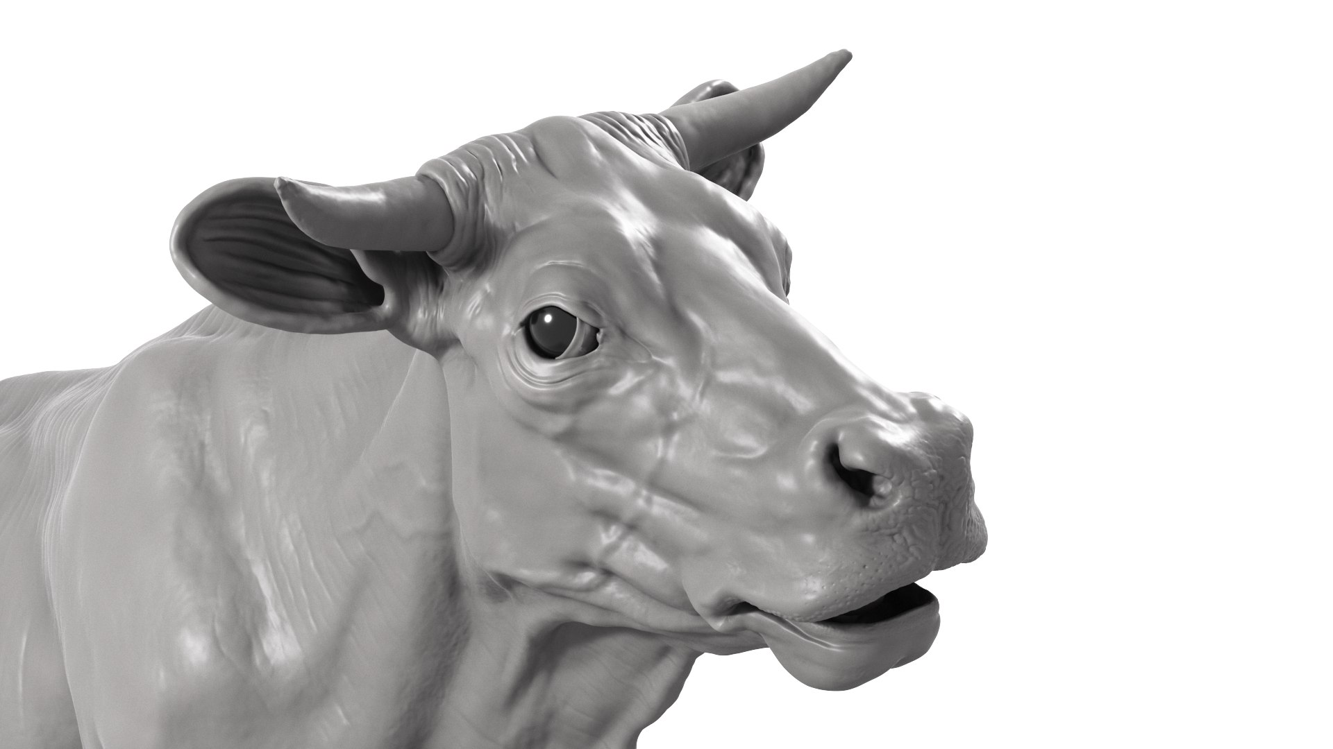 3D Cow Model - TurboSquid 2239142