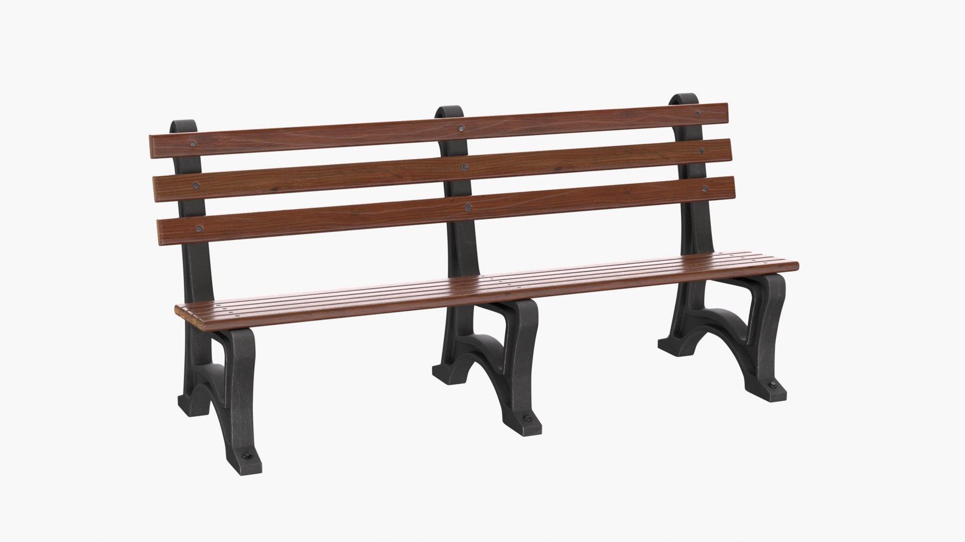 3D Park Bench Model - TurboSquid 2289154