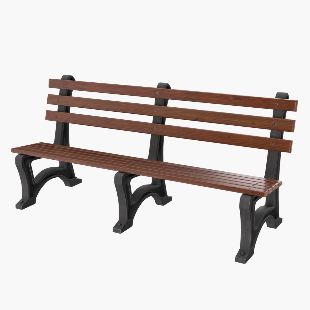 3D Park Bench Model - TurboSquid 2289154