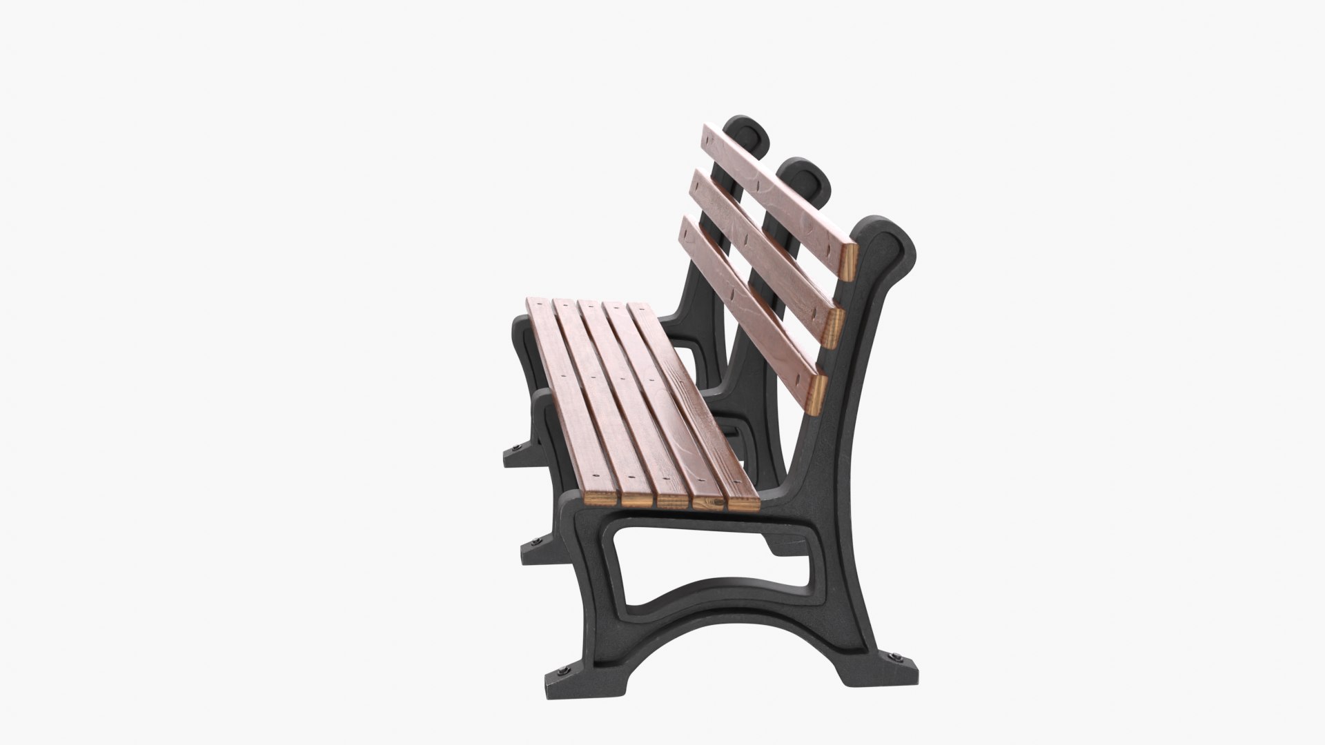 3D Park Bench Model - TurboSquid 2289154