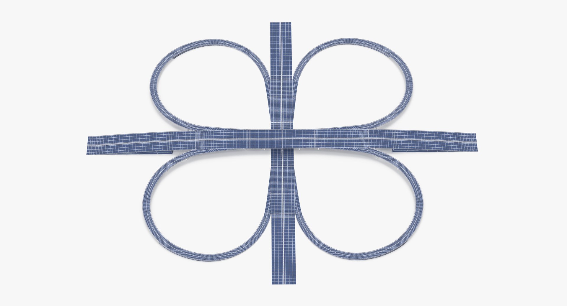 3D model cloverleaf highways - TurboSquid 1358350