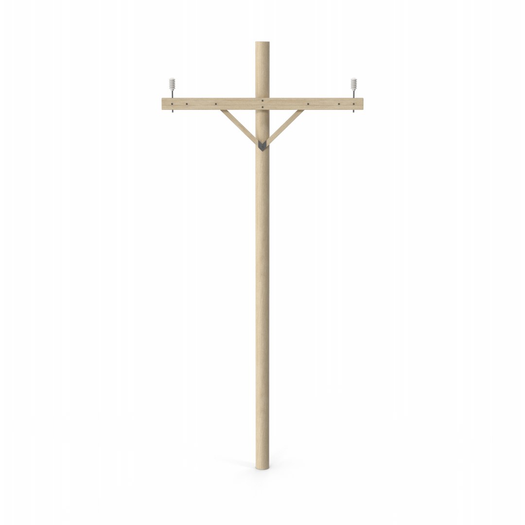 Electric Pole 3D Model - TurboSquid 2339489