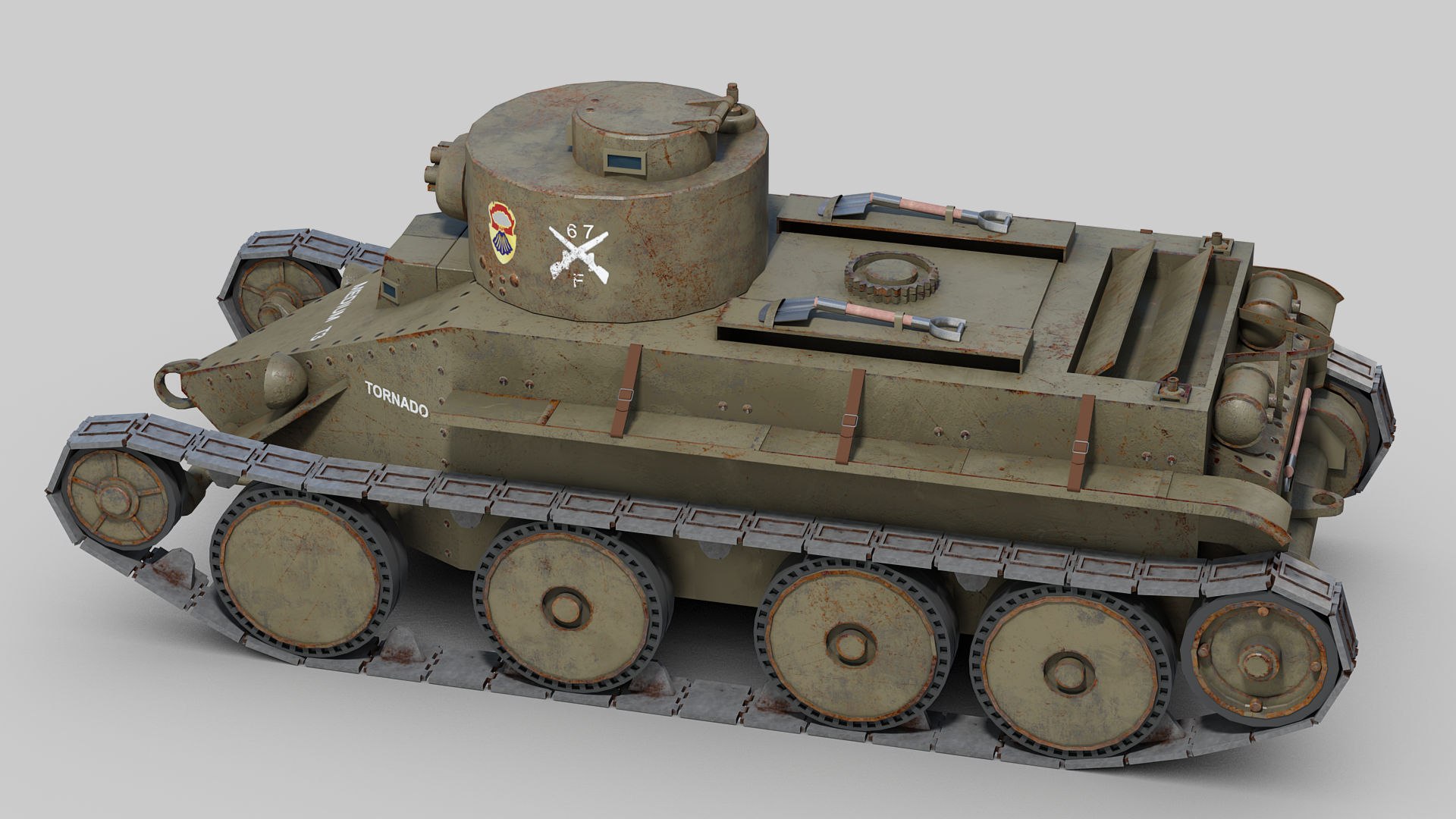 Christie T3 Medium Tank 3D - TurboSquid 2180485