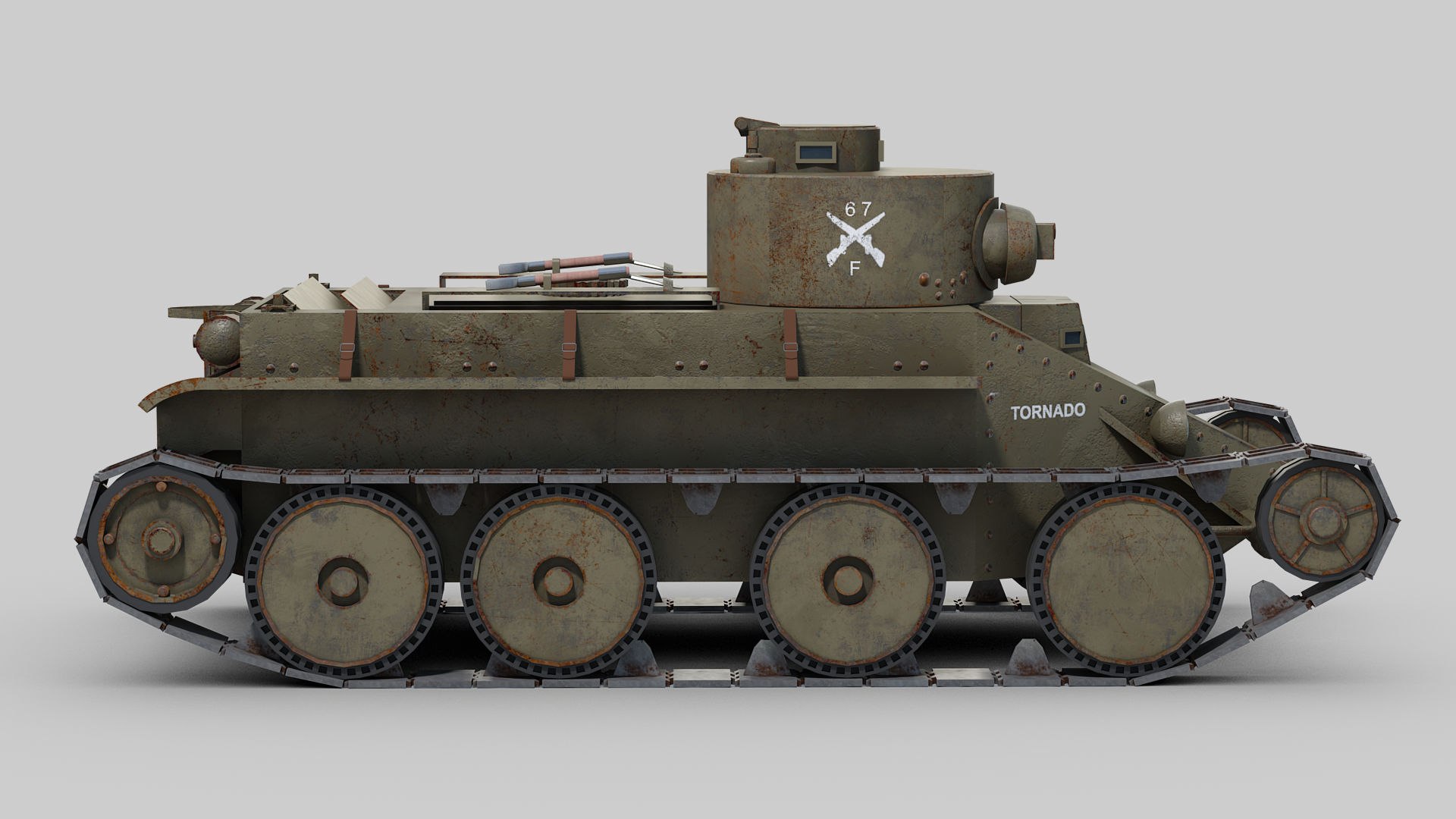 Christie T3 Medium Tank 3D - TurboSquid 2180485