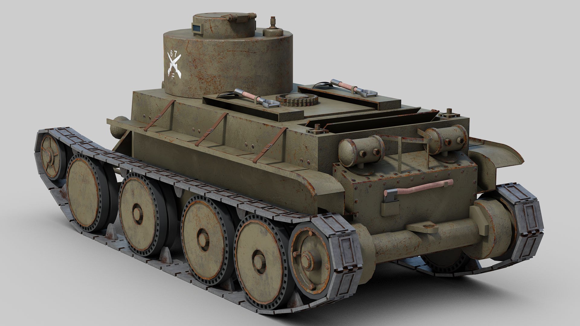 Christie T3 Medium Tank 3D - TurboSquid 2180485