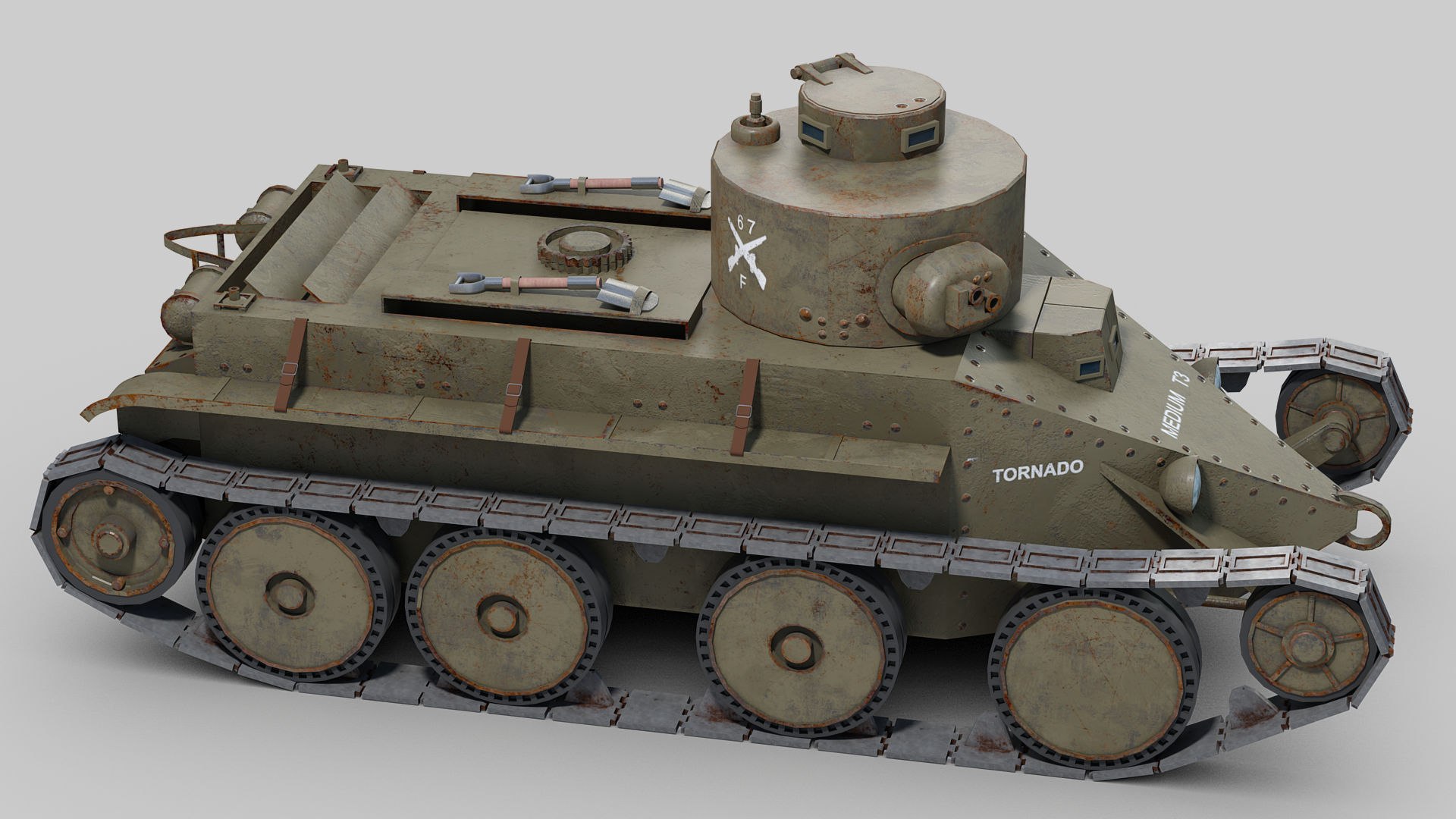 Christie T3 Medium Tank 3D - TurboSquid 2180485