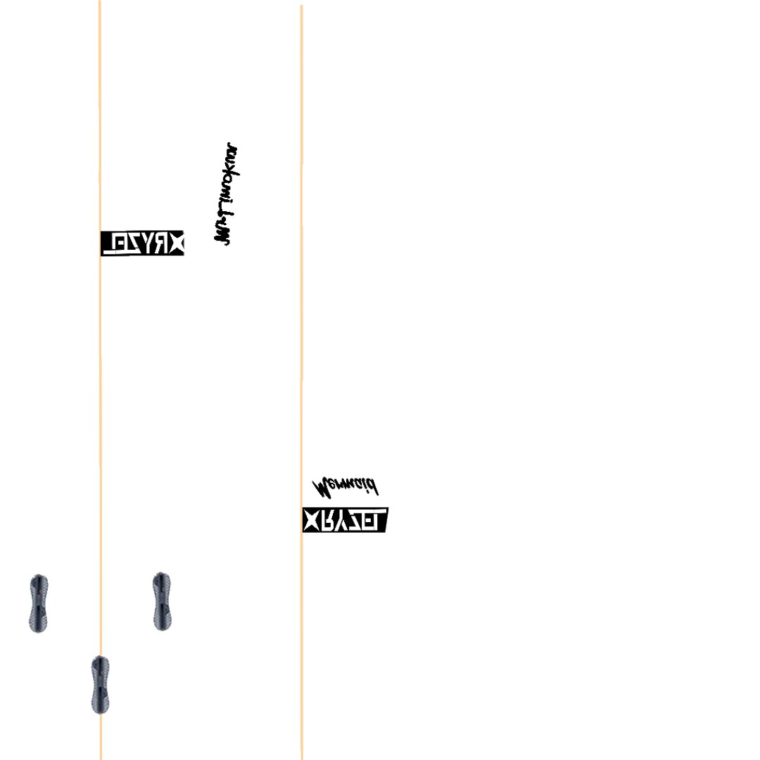 Surf Board - Ryzel Mermaid 3D Model - TurboSquid 2257947