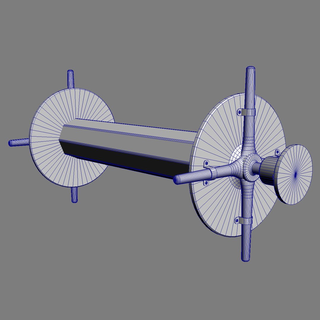 Hawser reel b1 3D model - TurboSquid 1449883