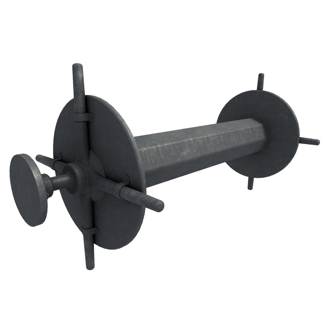 Hawser reel b1 3D model - TurboSquid 1449883