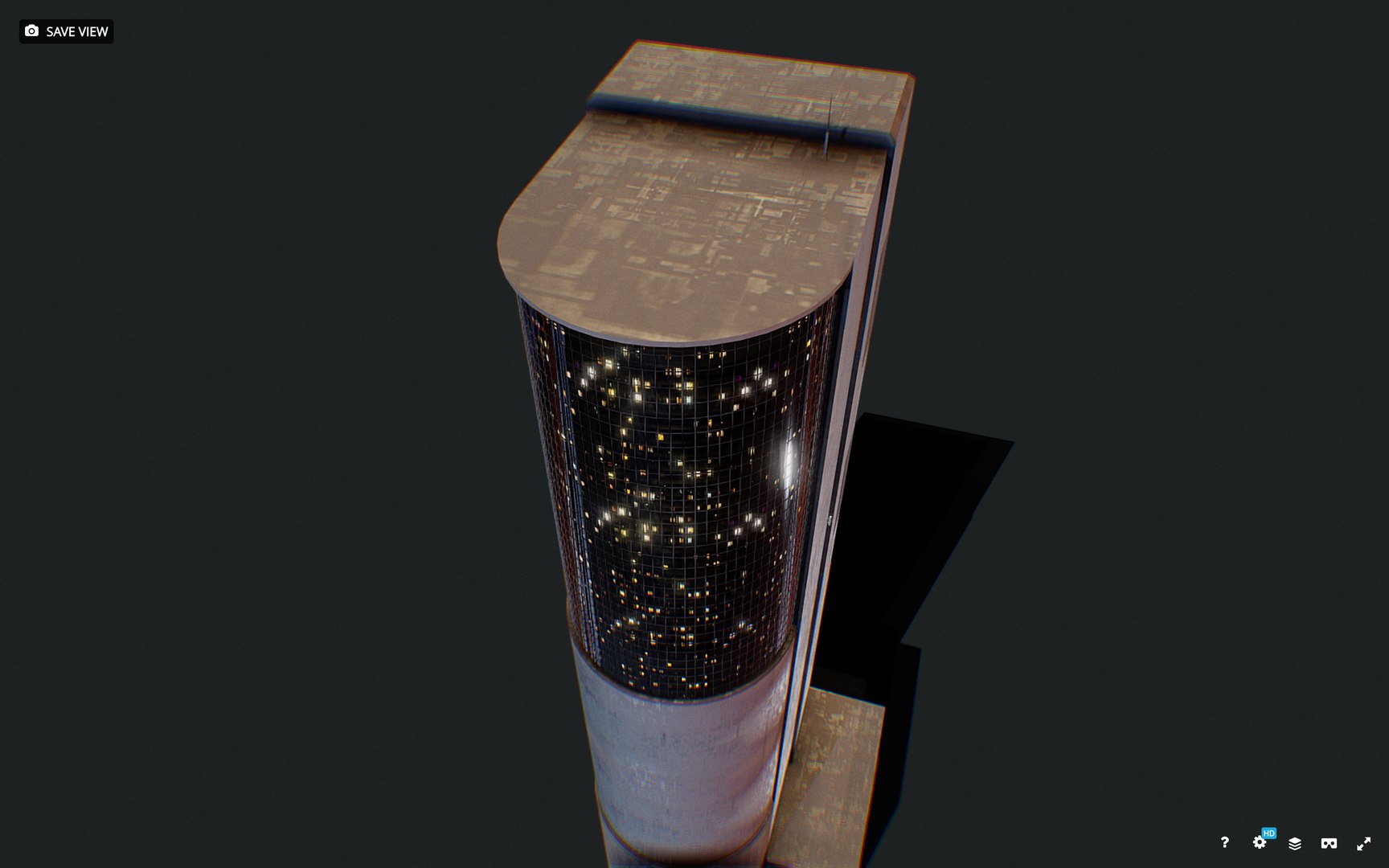 Low Poly - Futuristic Sci-fi Skyscraper Building 3D model - TurboSquid ...