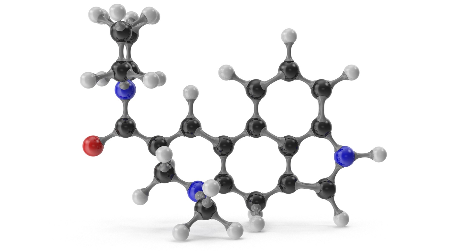 Lsd Molecular 3D Model - TurboSquid 1370310