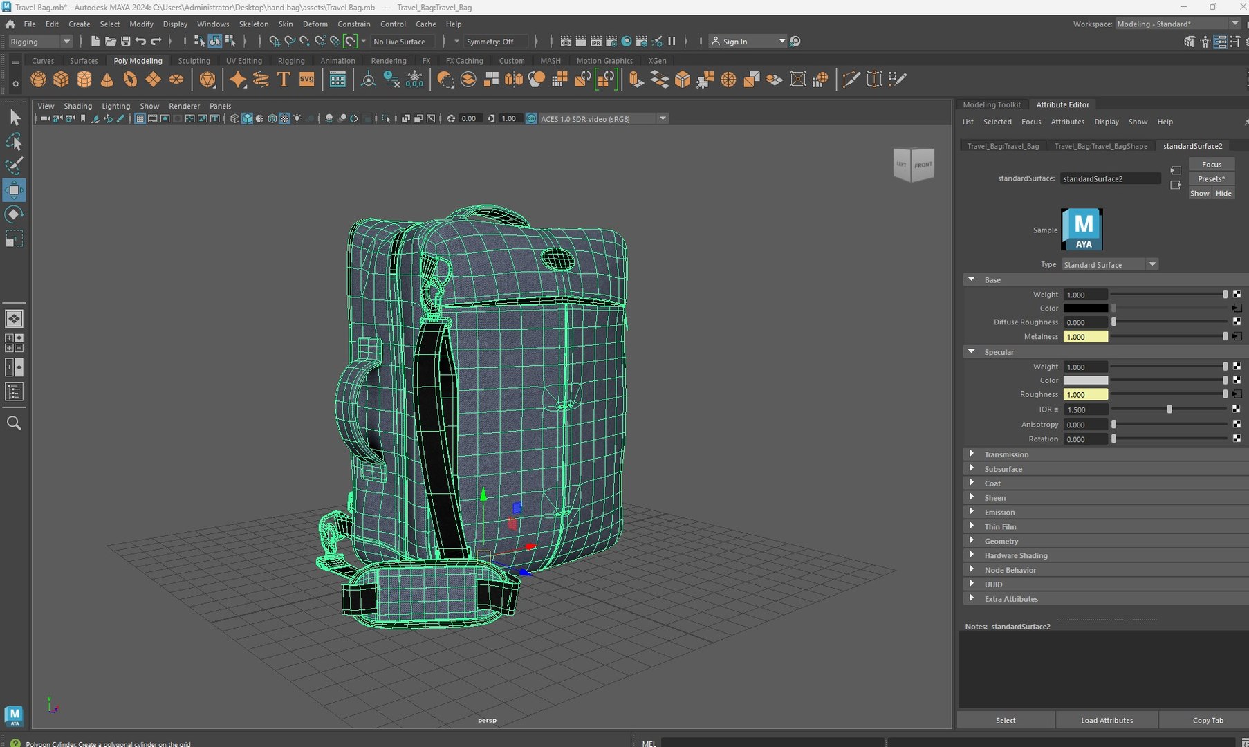 Travel Bag 3D Model - TurboSquid 2172351