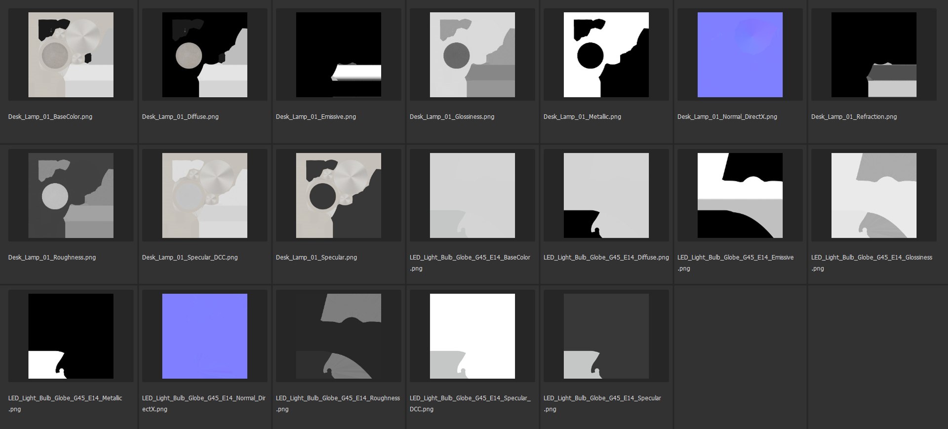 3D realistic desk lamp light - TurboSquid 1695055