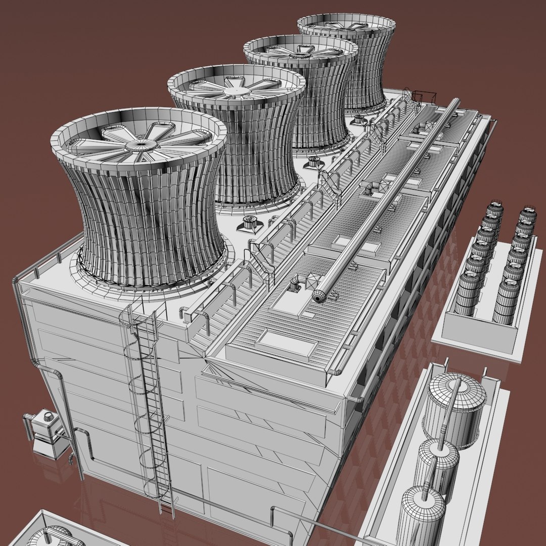 3D Industrial Reactor - TurboSquid 1465479
