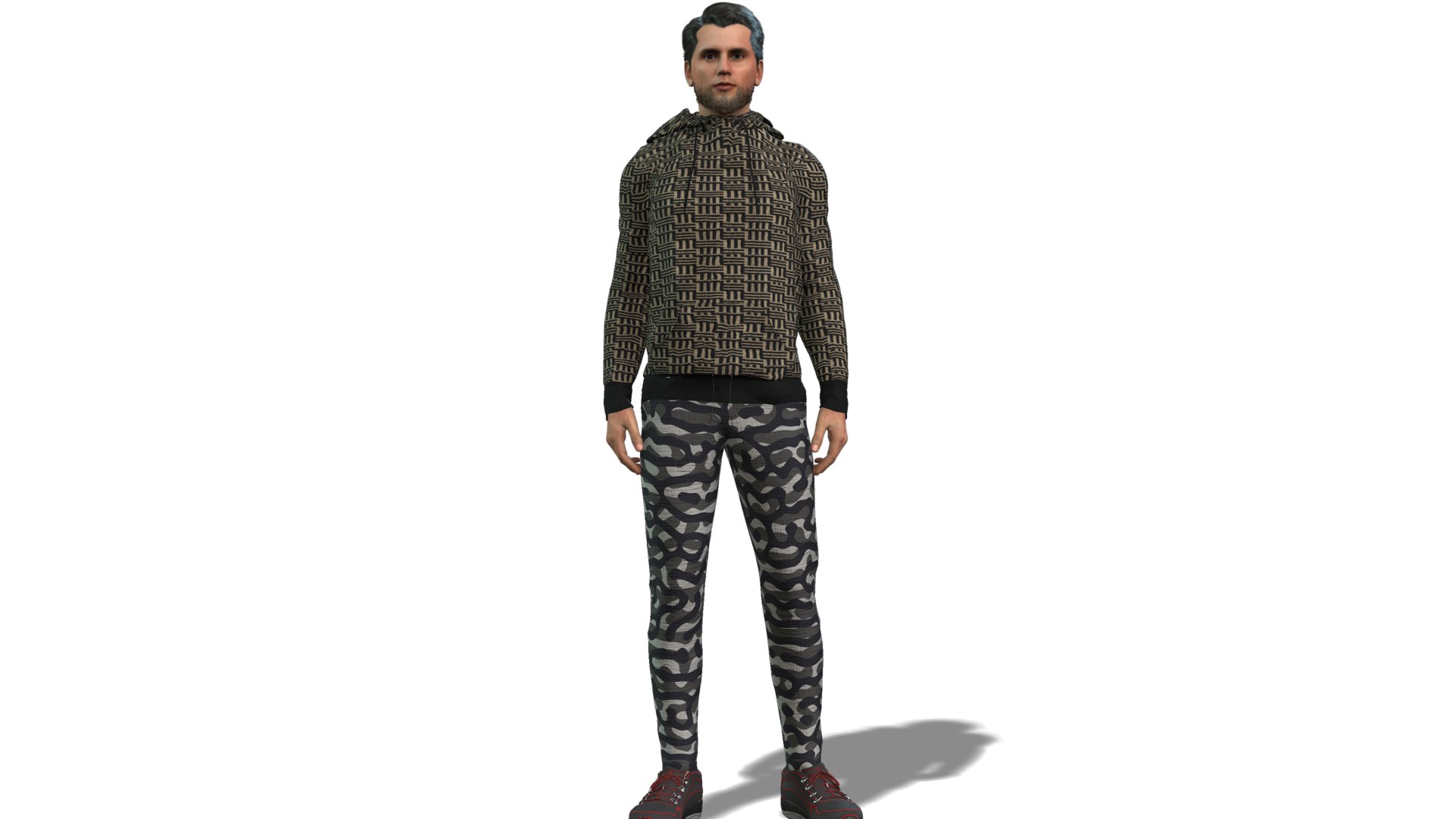 3D 3D Male Character Model - Fashion Style - TurboSquid 2343059