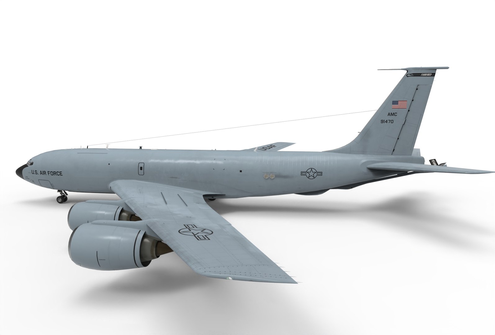 Boeing KC-135 Stratotanker 3D Model - TurboSquid 1871402