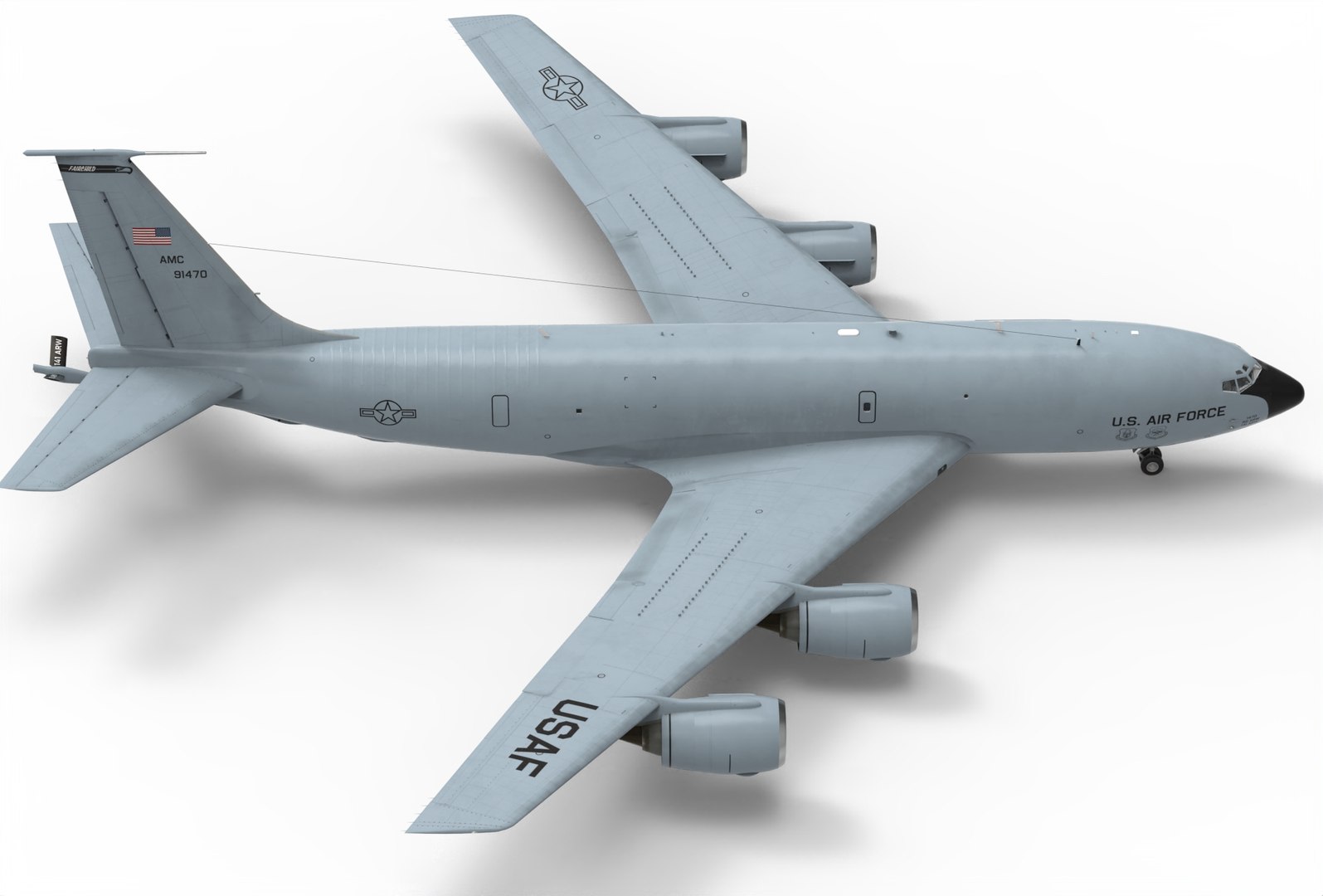 Boeing KC-135 Stratotanker 3D Model - TurboSquid 1871402