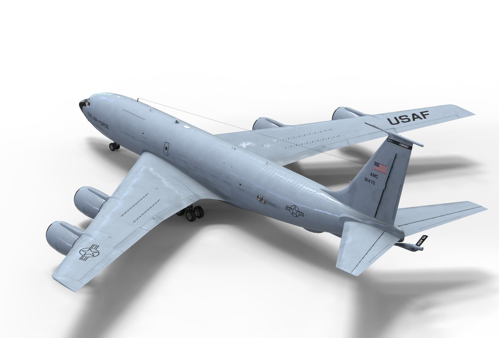 Boeing KC-135 Stratotanker 3D Model - TurboSquid 1871402