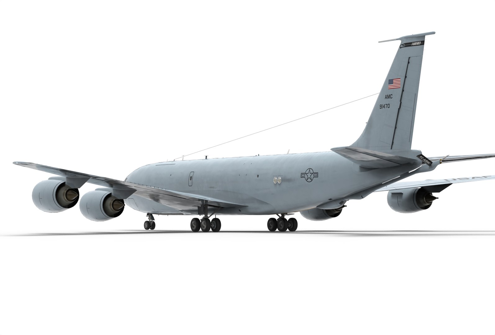 Boeing KC-135 Stratotanker 3D Model - TurboSquid 1871402